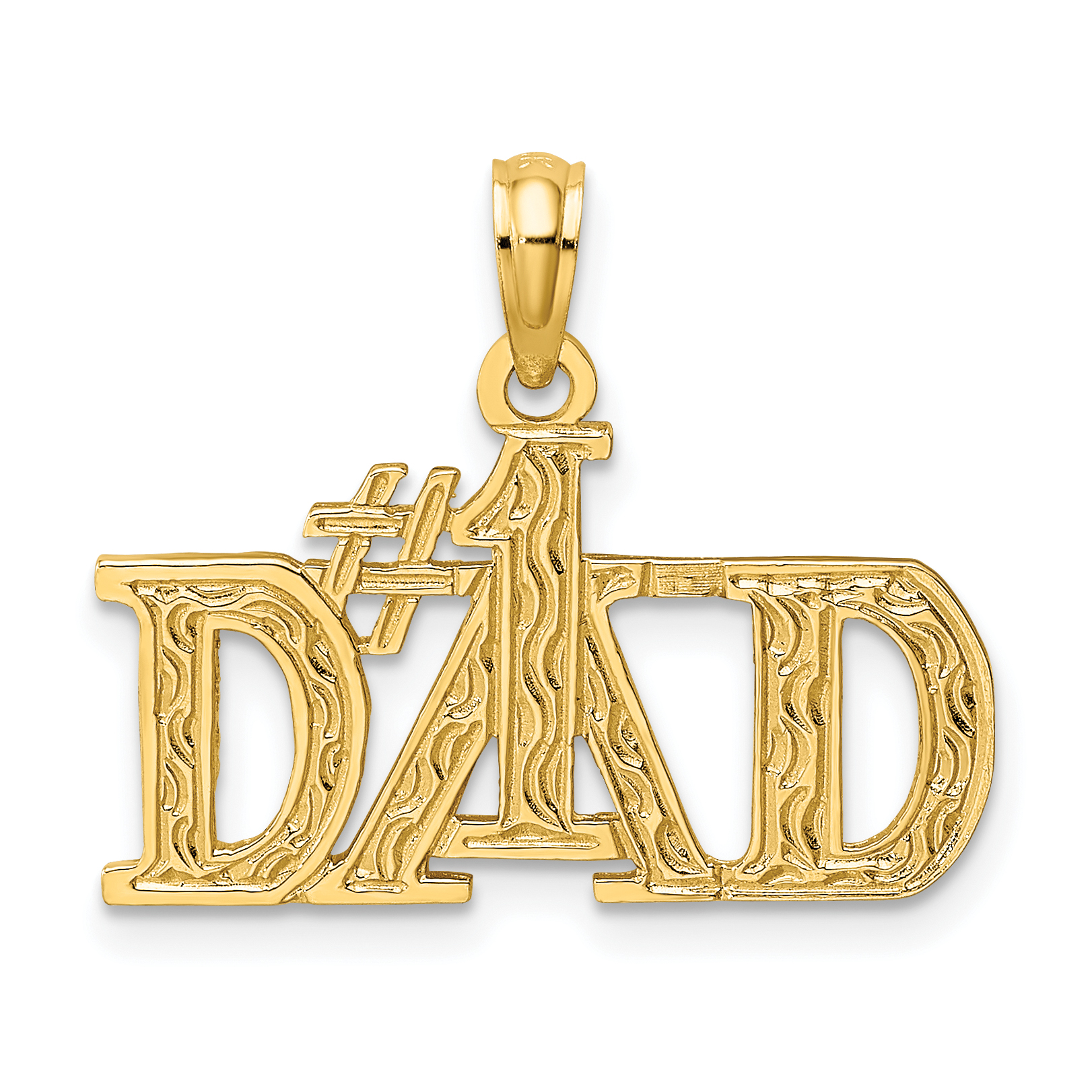 Dad pendant gold store