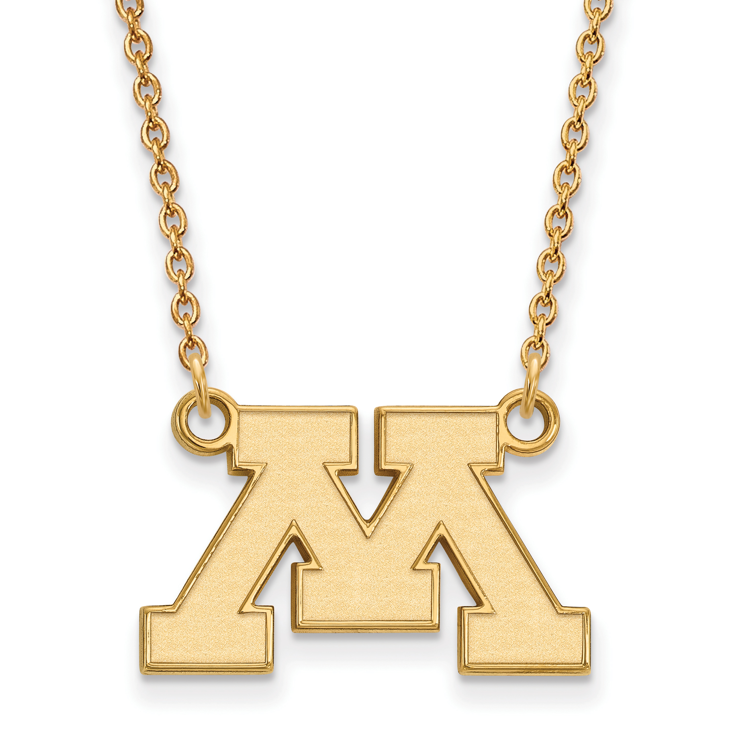 Small m initial necklace store