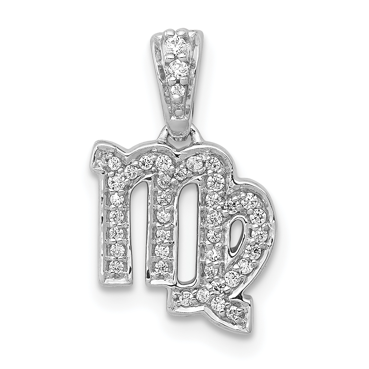 Diamond virgo necklace store